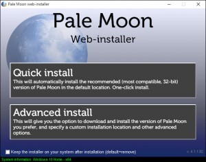 「Pale Moon」Firefoxベースのウェブブラウザ | FreesoftConcierge
