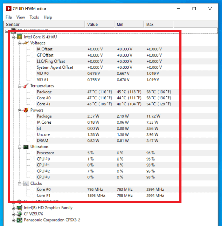「HWMonitor」パソコンの状態をモニタリング | FreesoftConcierge